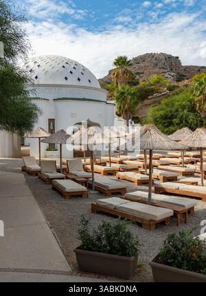 A picture of the small rotunda of Kallithea Springs, in Rhodes Stock ...