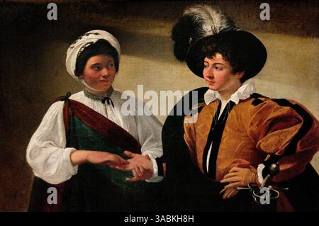 Italian painter Michelangelo Merisi da Caravaggio, painting 1600s Stock ...