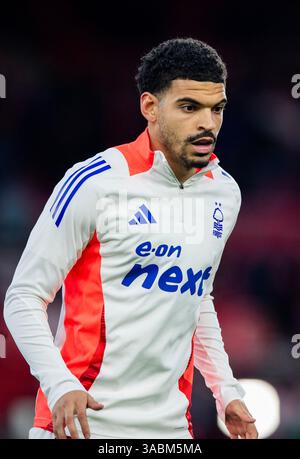 Nottingham Forest's Morgan Gibbs-White in action during the Premier ...