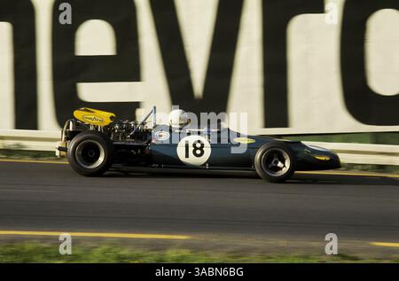 Jack Brabham (AUS) Brabham BT33 retired with a broken clutch on lap 20. .Belgian Grand Prix, Spa ...