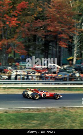 Jacky Ickx (BEL) Ferrari 312B was running third when a stop to fix a leak from a pipe leading to ...