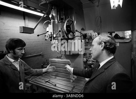 Keith Duckworth designer of the Ford Cosworth DFV V8 Formula 1 engine ...