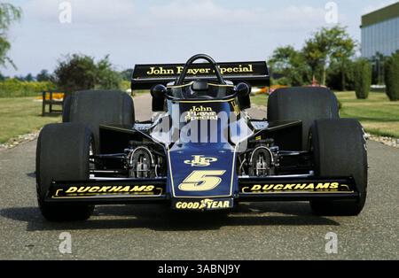 The Lotus 77 was unveiled in 1975 ahead of its first GP appearance in ...