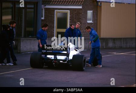 Teo Fabi (ITA) Benetton B186 Bmw Stock Photo - Alamy