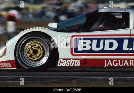 The TWR Jaguar XJR-12D of Davy Jones (USA) / Scott Pruett (USA) / Scott ...