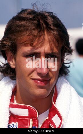 Race winner Luca Badoer (ITA) Team Crypton prepares himself for action ...