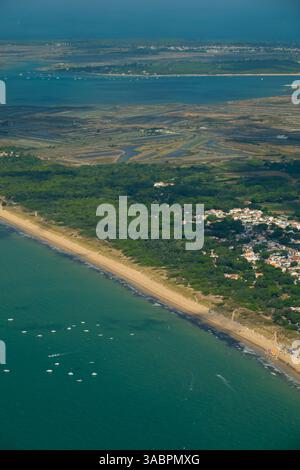Vue aérienne de la plage de Verdun à Montréal, le lundi 30 juin 2025 ...