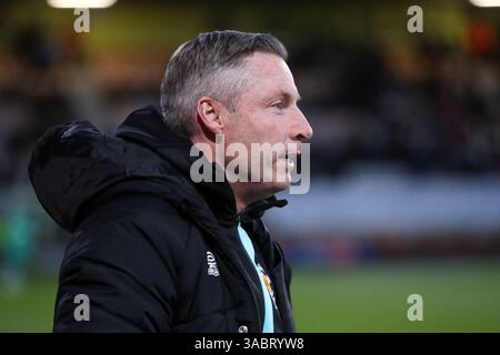 Cambridge United manager Neil Harris on the touchline during the ...