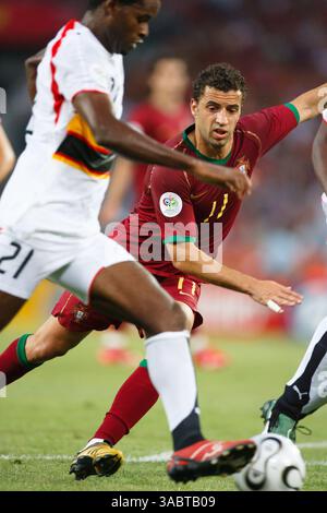 Portugese football players during the match. June 20, 2018. Russia ...