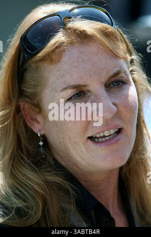 Sarah Ferguson, Duchess of York (GBR) ..Italian GP, Monza, September ...
