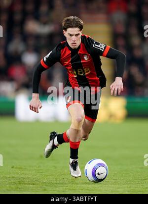 Bournemouth's Alex Scott during the Premier League match at Vitality ...