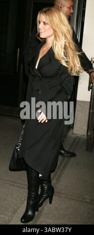Nov 03, 2007 - New York, NY, USA - Singer/actress/designer JESSICA ...
