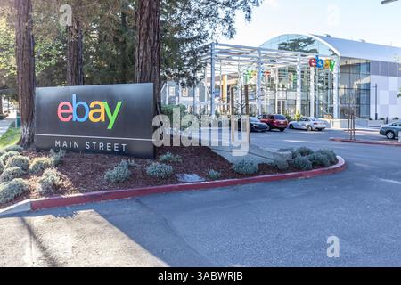 eBay's welcome center at eBay 's headquarters campus in San Jose ...