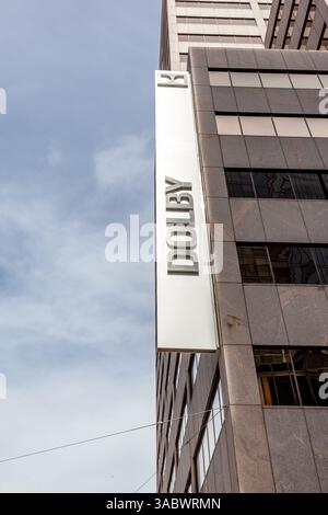 The entrance to Dolby Laboratories headquarters in San Francisco, CA ...