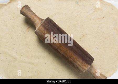 Tasty crackers on baking parchment, closeup Stock Photo - Alamy