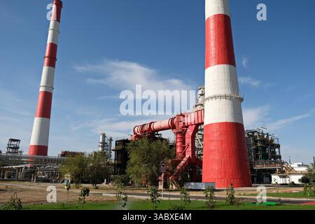 Shymkent Oil Refinery Petro Kazakhstan Stock Photo - Alamy