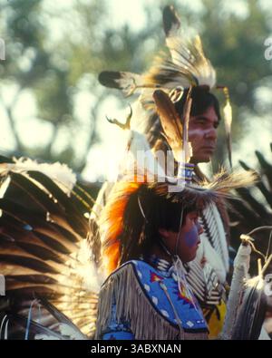 Jan 01, 1990 - Butte, MT, USA - Native American braves are excited ...