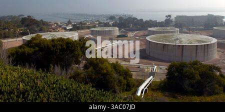 Two underground fuel storage tanks on the territory of a gas station ...