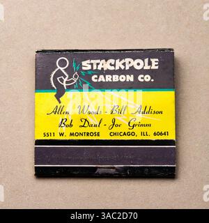 Stackpole matchbook matchbox Stock Photo - Alamy
