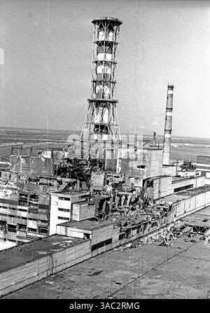 May 24, 1986 - Chernobyl, Ukraine - (File Photo) Field campus of ...