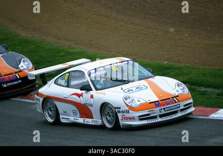 Race winner Stephane Ortelli (MON) Team Kadach .Porsche Supercup Rd 2 ...