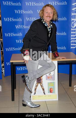 Keith Lemon played by Leigh Francis signs copies of his 'memoir ...