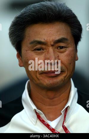 Ken Hashimoto (JPN) Head of Honda chassis design at the launch of the ...