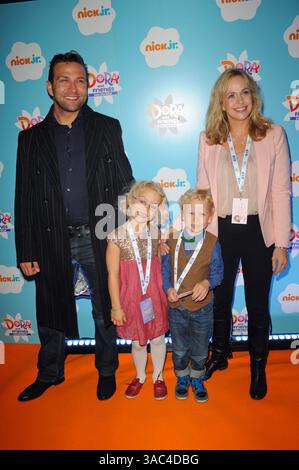 Stefan Booth & family attend Dora and Friends: Into The City -TV ...