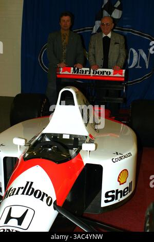 An ex-Ayrton Senna (BRA) 1991 McLaren Honda MP4/6..Ayrton Senna wins ...