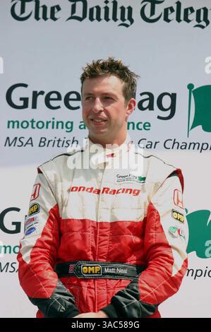 Race winner Matt Neal (GBR) Honda Racing Honda Civic Type R..British ...