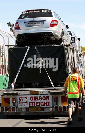 Circuit preparations. Australian Grand Prix, Wednesday 11th March 2015 ...