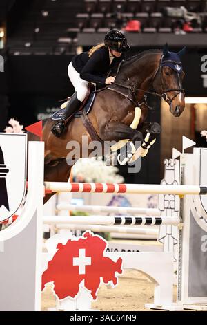 Mariana Michlickova of Czech Republic with Dalton de Tiji during the ...