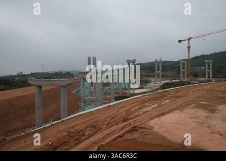 Freeway Junction Ramp Site Scene Stock Photo - Alamy