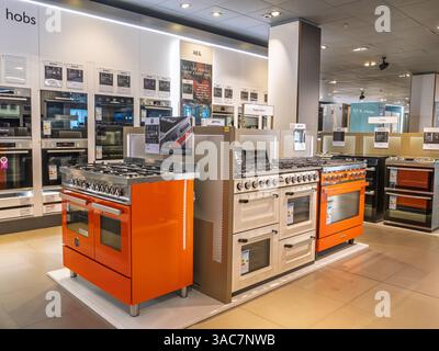 Gas cookers in kitchen appliances section of John Lewis department ...