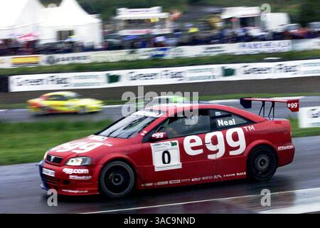 Race winner Matt Neal (GBR) Honda Racing Honda Civic Type R leads James ...