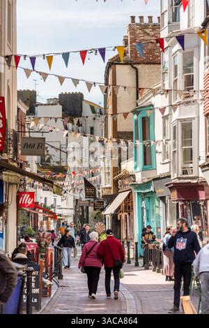 Hastings, March 31st 2025: George Street Stock Photo - Alamy