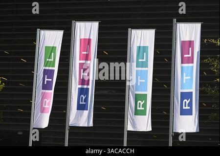 Logo, Schriftzug des Privatsender RTL Television und der RTL Group ...