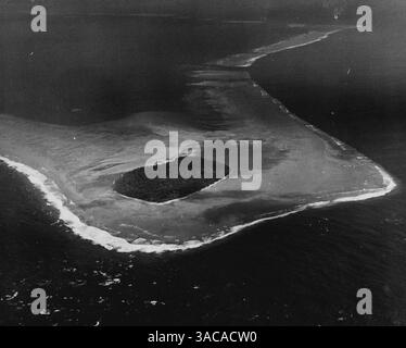 Oroluk Island, one of the small Japanese-held bases in the Carolines ...