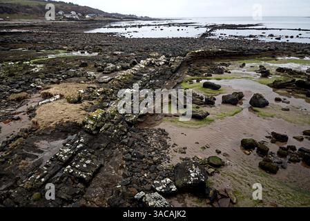Shoreline at Kildonan on the Isle of Arran, Scotland, UK Stock Photo ...