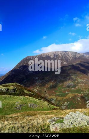 Grasmoor overlooking Crummock Water in the Lake District National Park ...