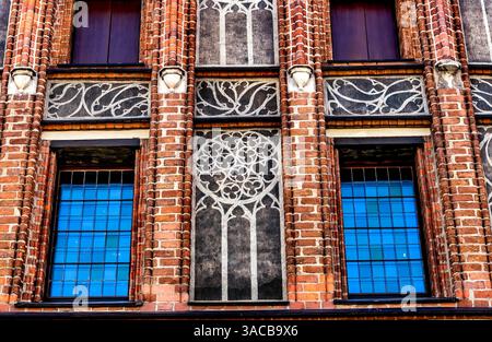 Colorful Medieval Copernicus House, Torun, Poland. Birthplace in 1453 ...