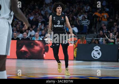 Tyson Ward of Paris Basketball during the French championship 2025 ...