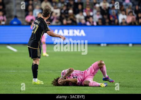 Inter Miami defender Maximiliano Falcón (37) plays against the Chicago ...