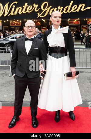 Jordan Roth and Richie Jackson at the opening night for Ragtime at ...