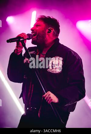 Josh Franceschi of You Me At Six performs at OVO Wembley Arena on 3rd ...