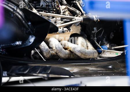 Alpine F1 Team A525, mechanical detail, floor fence, during the Formula ...