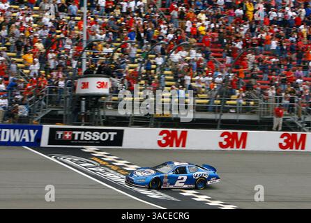 Kurt Busch scored his second win of 2007 as he captured the rain ...