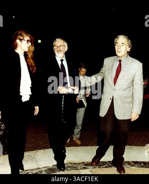 Film director Norman Jewison and his wife Lynn St. David arrive at the ...