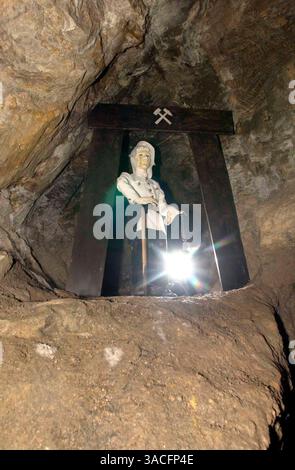 small figure of a pitman with hat and light, miner symbol small figure ...