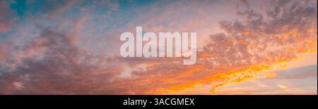 Epic sky with twilight . Spectacular heaven with bright dusk Stock ...